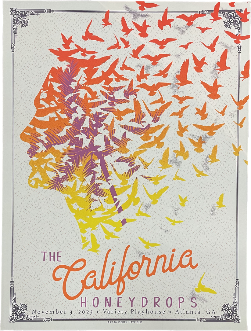 Atlanta, GA 11/03/2023 Tour Poster – The California Honeydrops